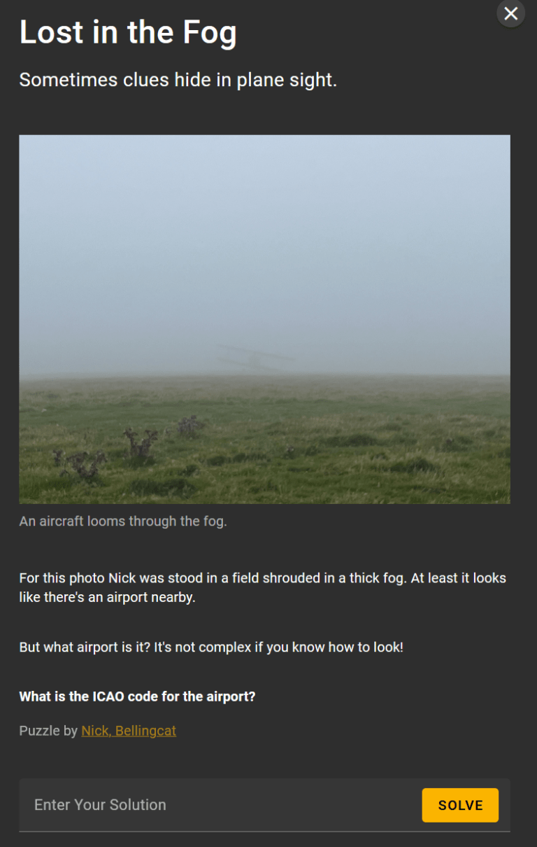 Bellingcat Challenge – Week 1 Writeup – The eDiscovery Channel