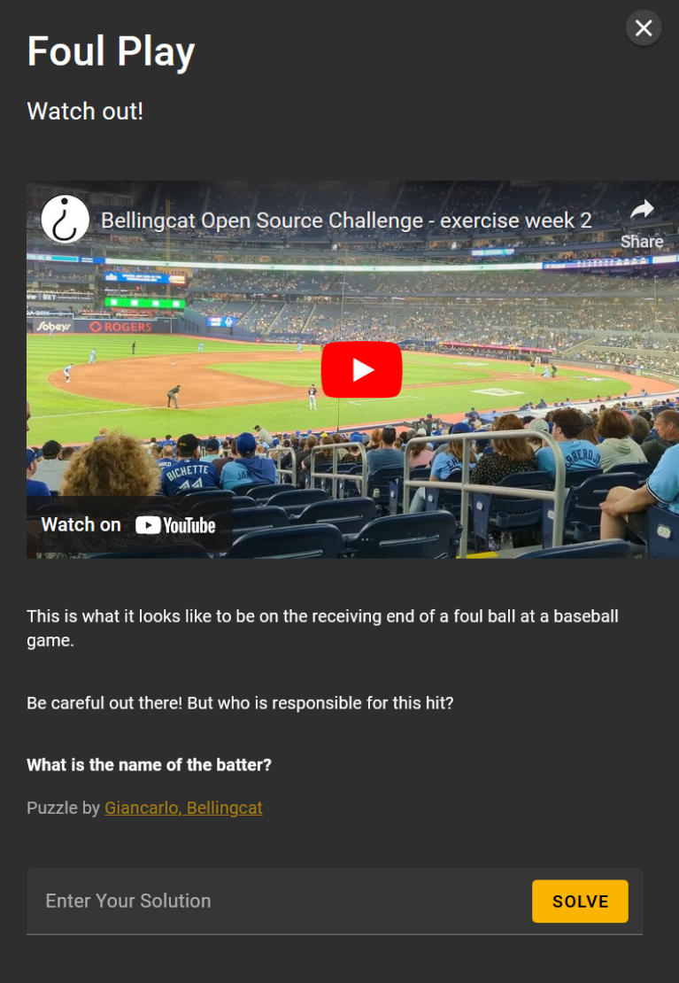 Bellingcat Challenge – Week 3 Writeup – The eDiscovery Channel